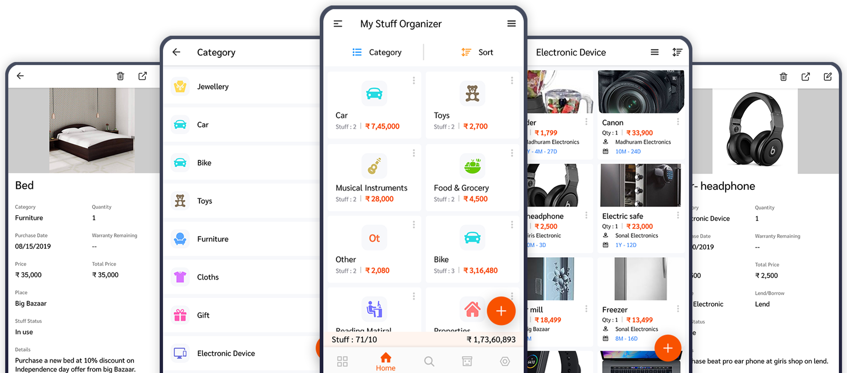My stuff organizer: Home Inventory Management