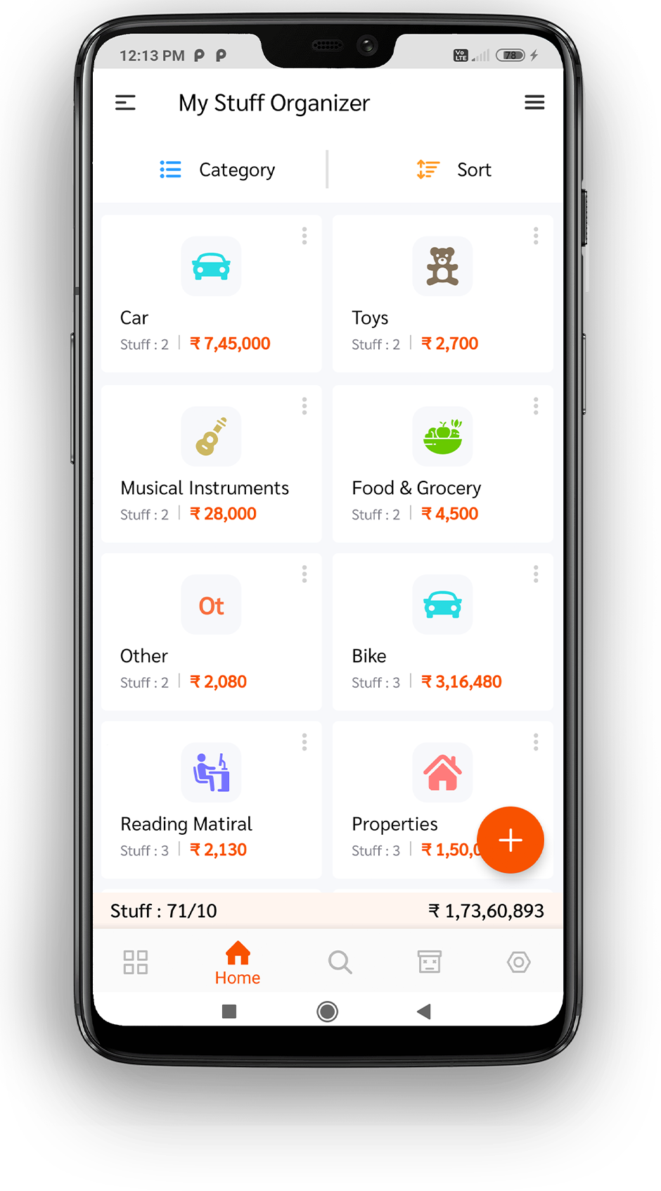 My stuff organizer: Home Inventory Management